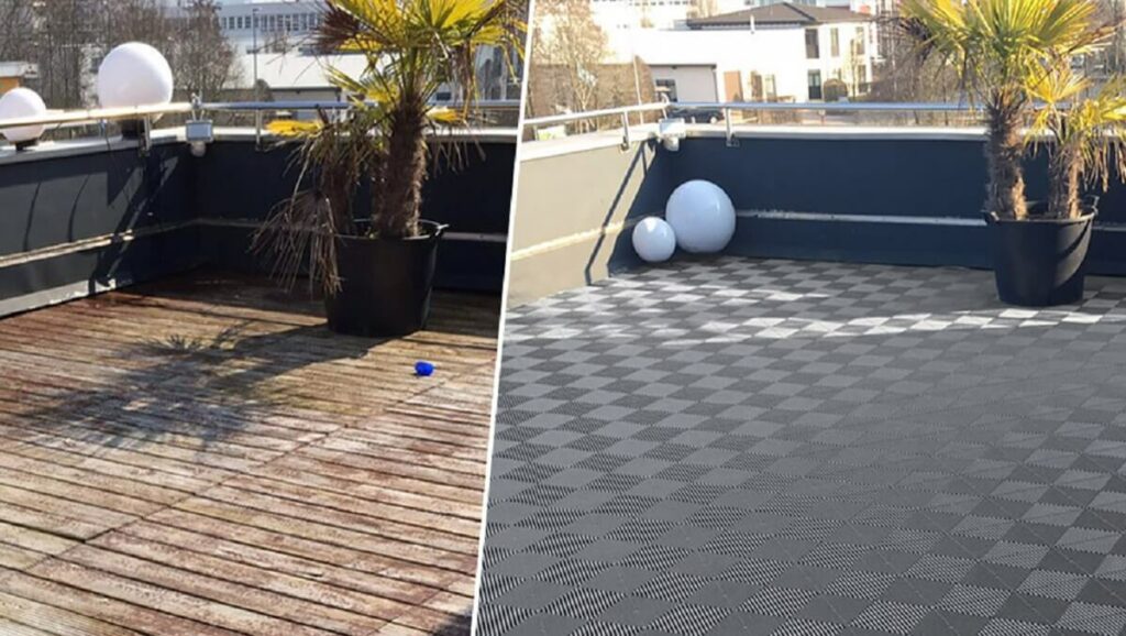 Klickfliesen für Garten, Balkon und Terrasse - Florco®